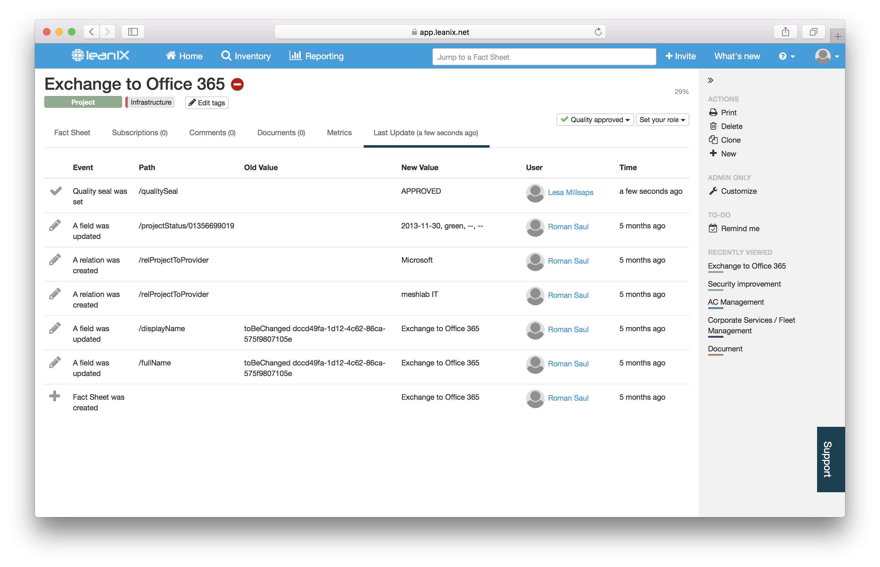 Increase Your Enterprise Architecture Data Quality with LeanIX
